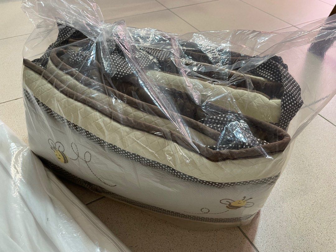 Cot mattress & side protector, Babies & Kids, Baby Nursery & Kids ...