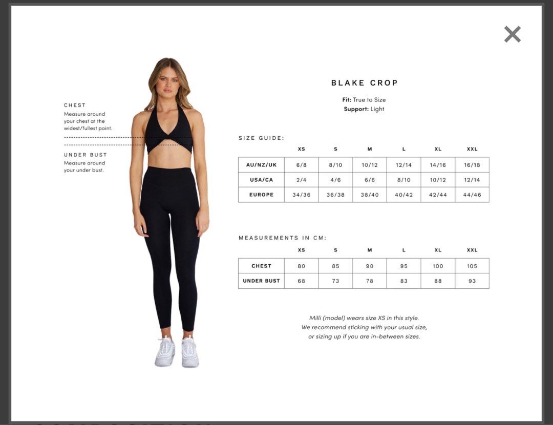 CSB Crop Shop Boutique Blake Energy S, Women's Fashion, Activewear on ...