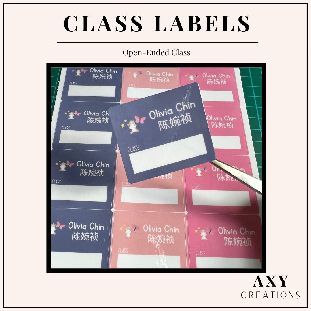 Designer Class Labels | Name Labels | School Labels, Hobbies & Toys ...