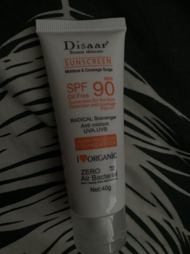 Disaar spf 90 sunscreen oil free, Beauty & Personal Care, Face, Face ...