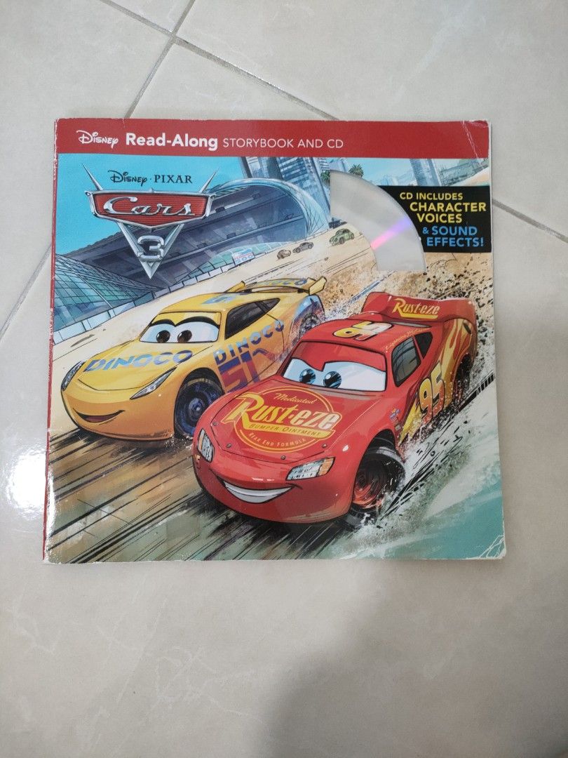 Disney PIXAR Cars 3 books with CD, Hobbies & Toys, Books & Magazines ...