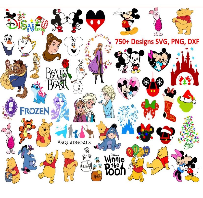 Disney princess SVG vector Files for print and cricut, Hobbies & Toys ...