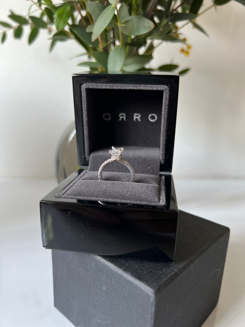 Emerald cut ring by Orro Singapore, Women's Fashion, Jewelry ...