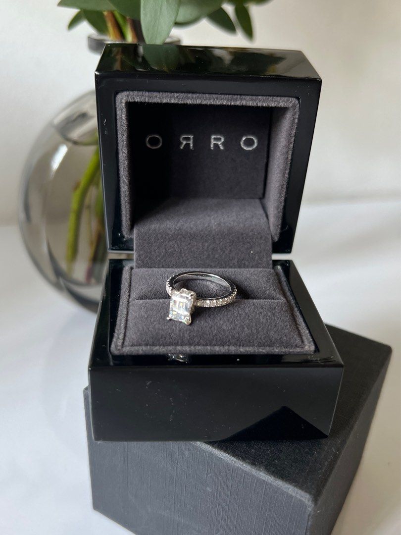 Emerald cut ring by Orro Singapore, Women's Fashion, Jewelry ...