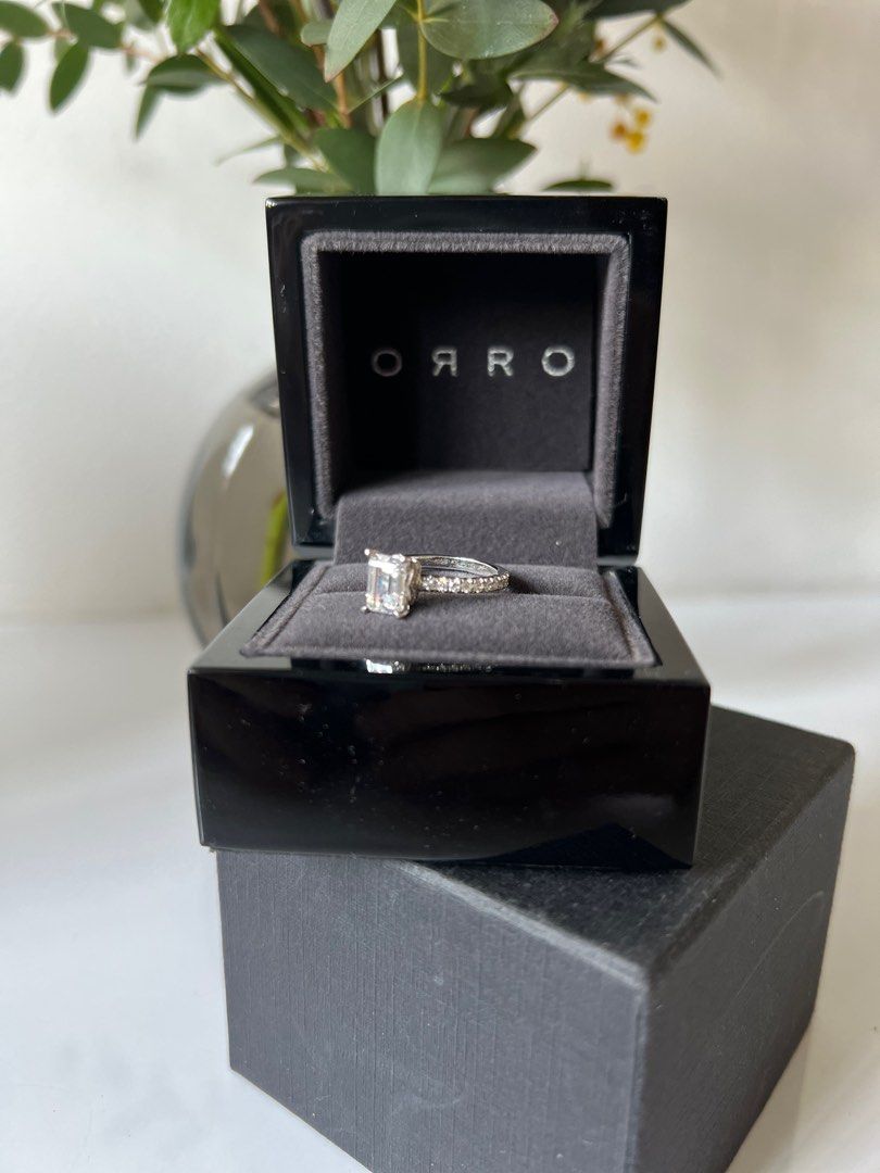 Emerald cut ring by Orro Singapore, Women's Fashion, Jewelry ...