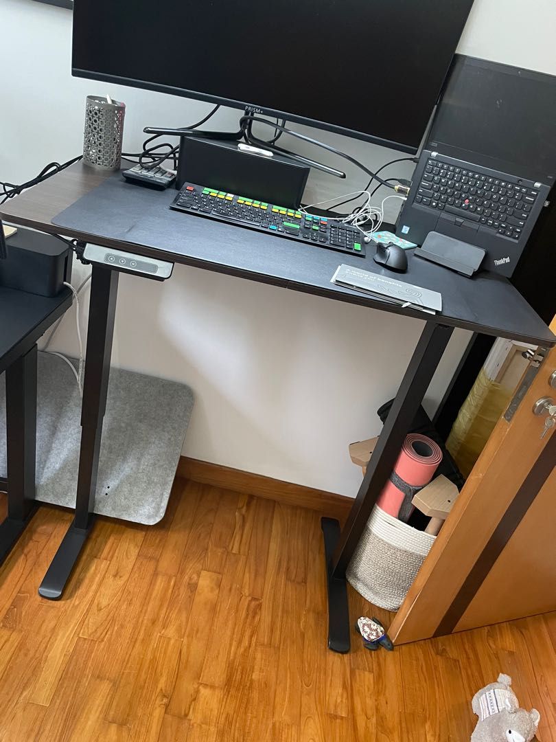 Ergonomic Motorized Electric Standing Desk Study Table, Furniture ...