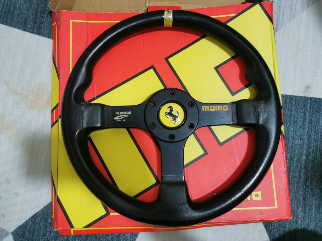 Ferrari F40 MOMO Steering Wheel (Vintage), Auto Accessories on Carousell