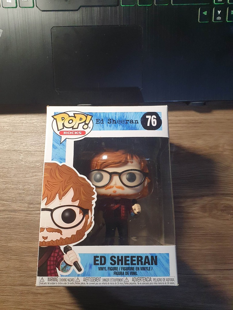 Funko Pop! Rocks - Ed Sheeran, Hobbies & Toys, Toys & Games on Carousell