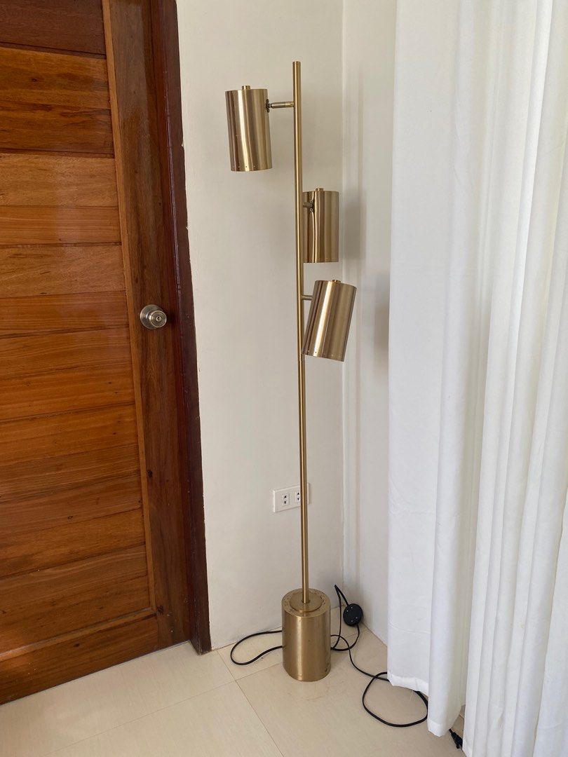 Gold 5 feet Lamp, Furniture & Home Living, Lighting & Fans, Lighting on ...