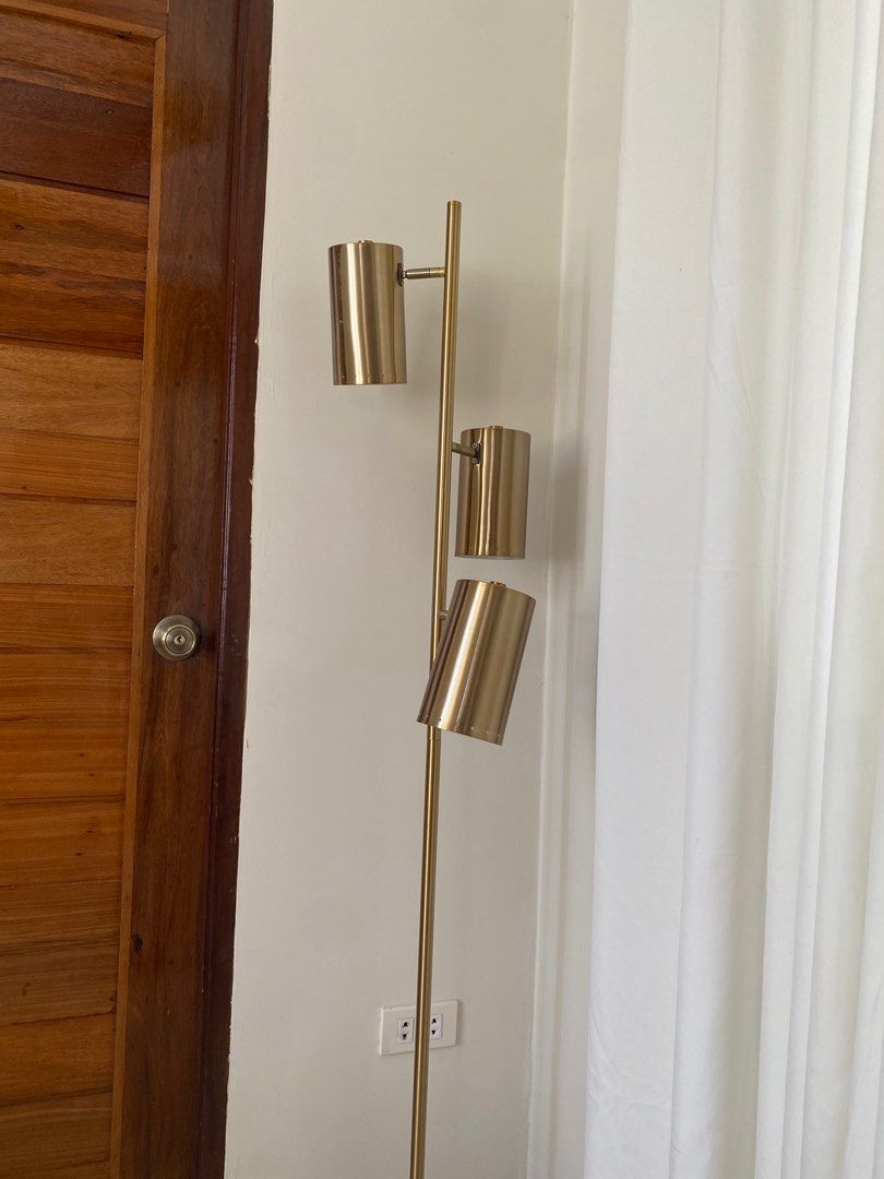 Gold 5 feet Lamp, Furniture & Home Living, Lighting & Fans, Lighting on ...