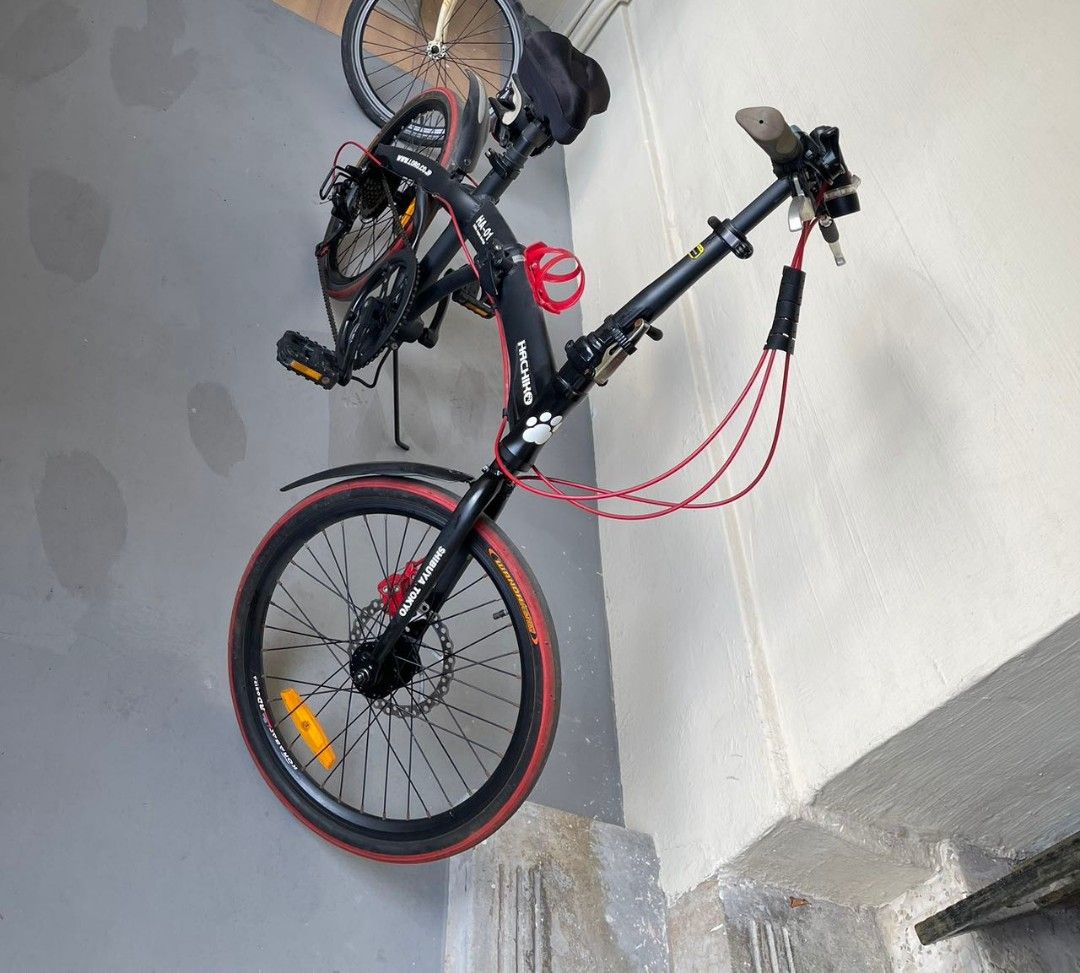 Hachiko ha-01 foldable bike with Shimano 7 gear, Sports Equipment, Bicycles & Parts, Bicycles on ...