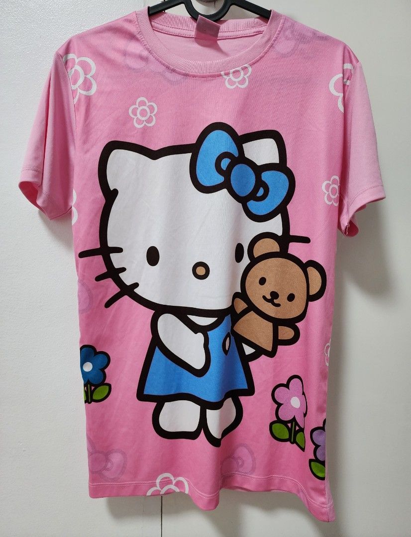 HELLO KITTY BLOUSE - FREE SIZE, Women's Fashion, Tops, Blouses on Carousell