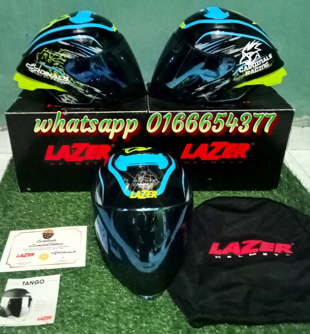 Helmet Lazer Cardinal Racing Limited Edition, Motorbikes on Carousell