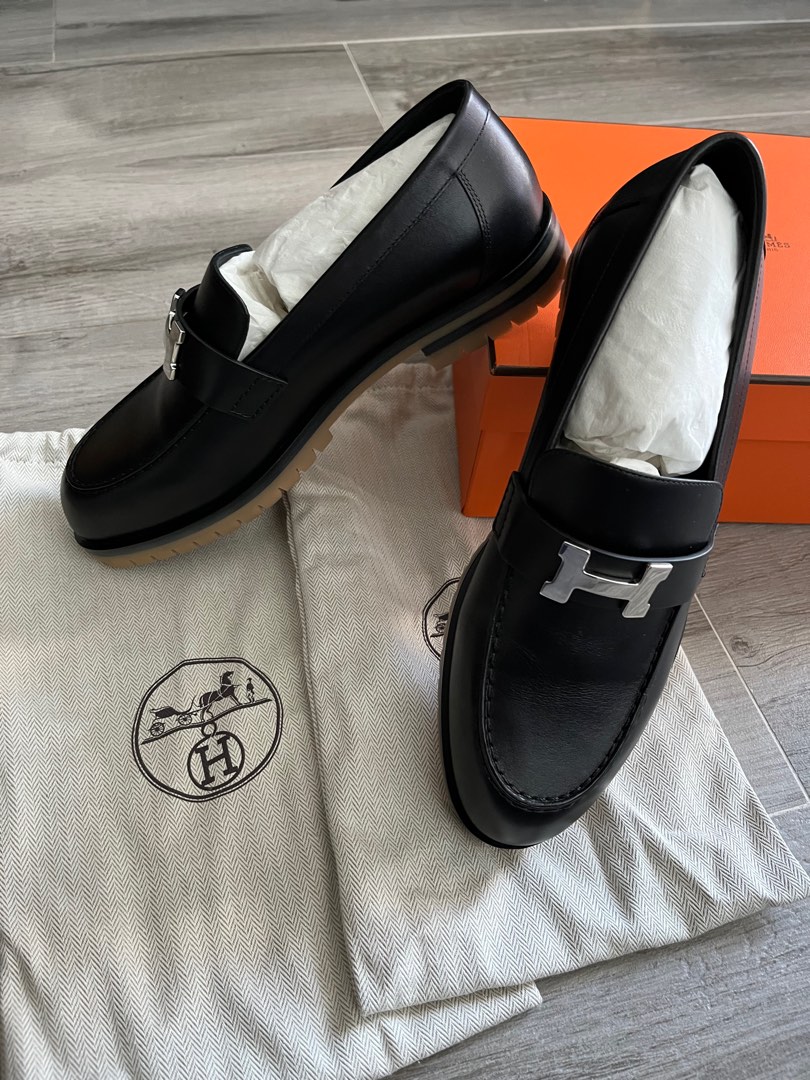 Hermes H loafers Constance loafer, 女裝, 鞋, Loafers - Carousell