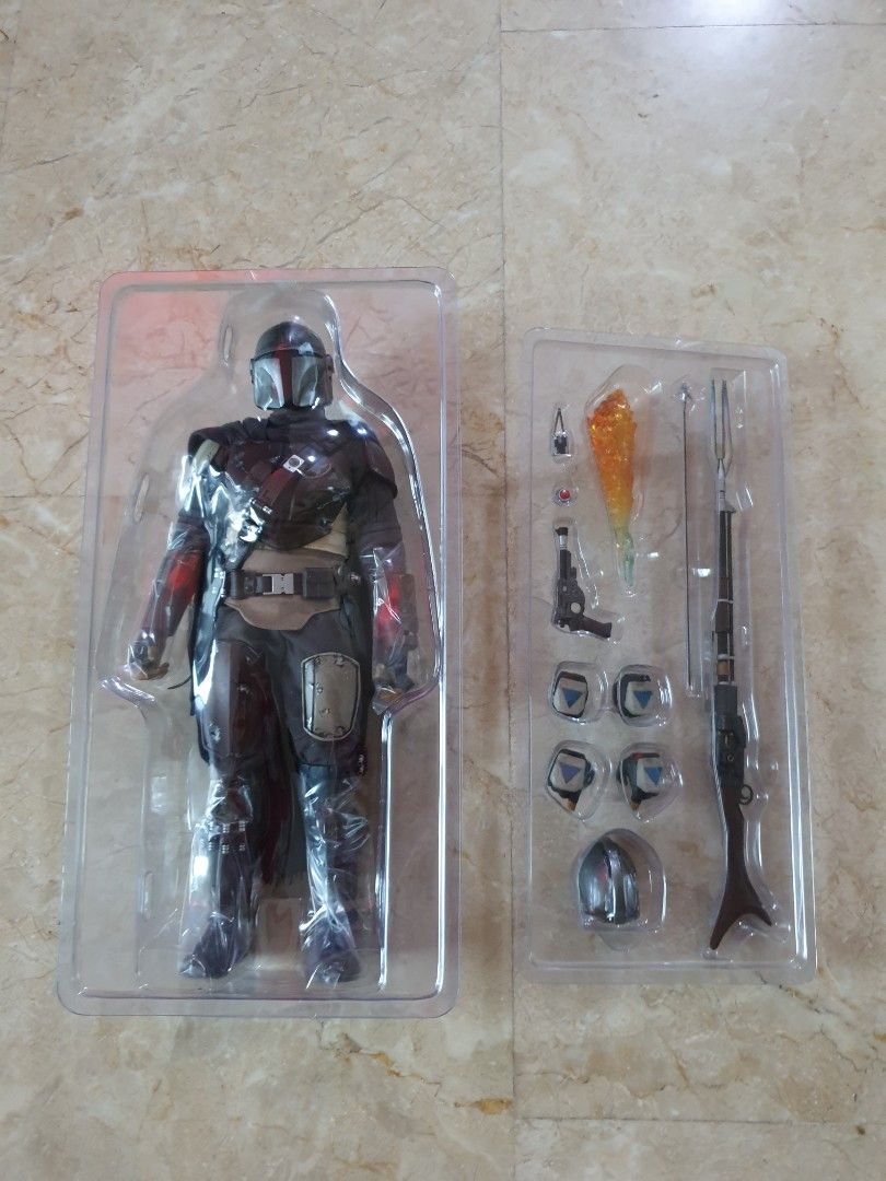 Hot Toys Mandalorian Mando Star Wars Blurrg, Hobbies & Toys, Toys ...