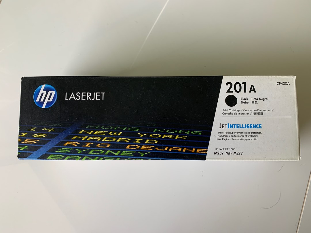 HP 201A Black Original LaserJet Toner Cartridge, CF400A, Computers ...