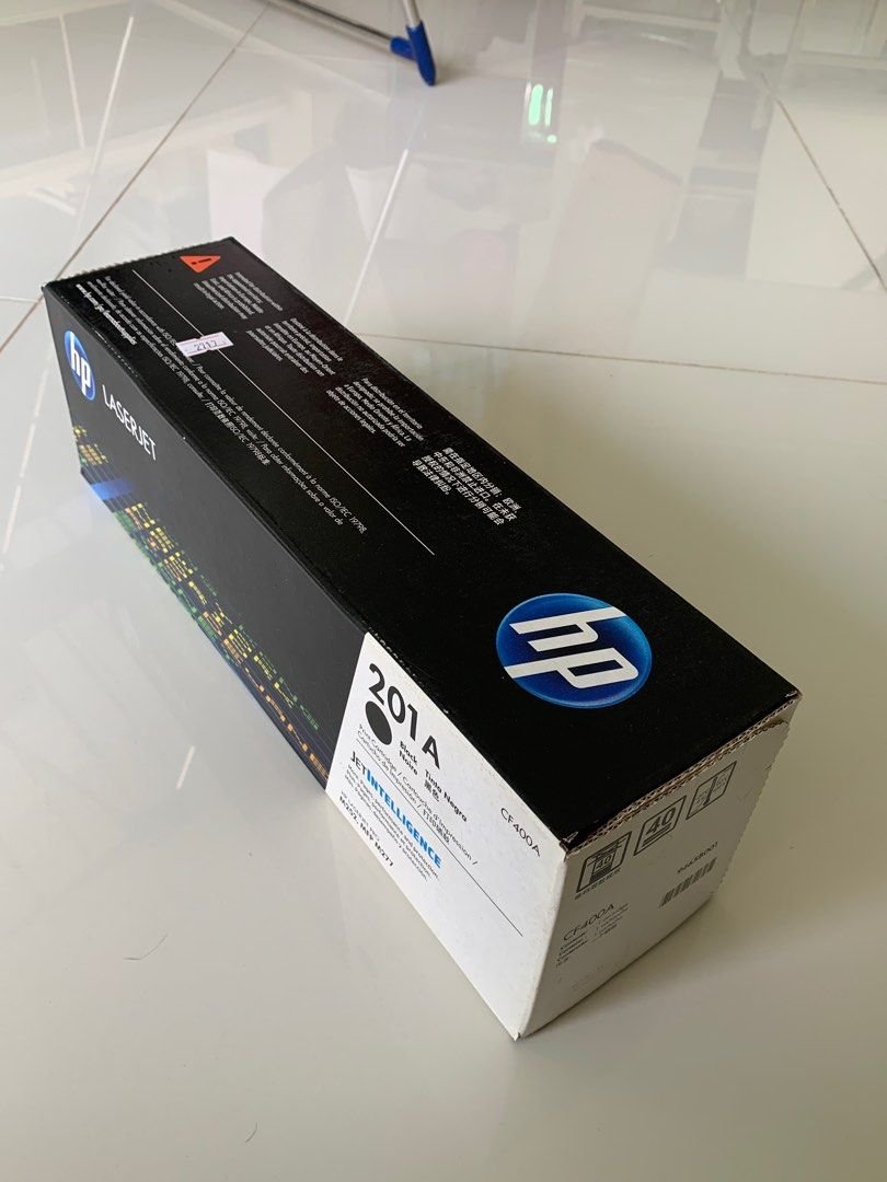 HP 201A Black Original LaserJet Toner Cartridge, CF400A, Computers ...