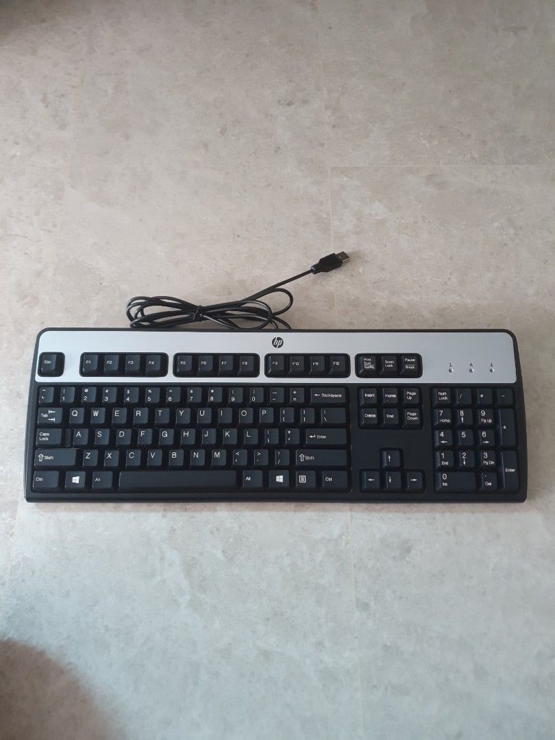 HP Wired Keyboard, Computers & Tech, Parts & Accessories, Computer ...