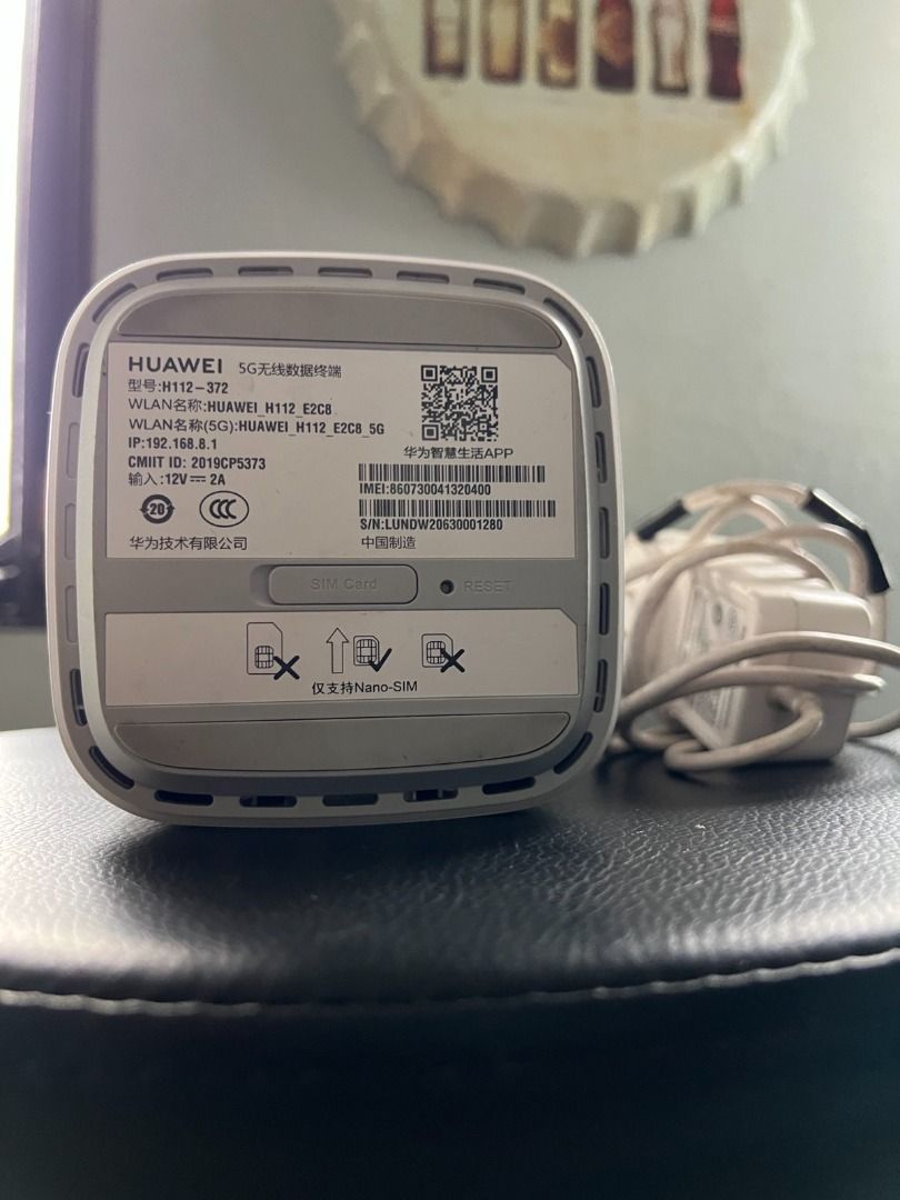 Huawei 5G CPE H112-372, Computers & Tech, Parts & Accessories ...