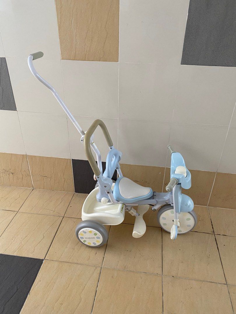 Original Famous iimo 3-in-1 Foldable Tricycle Baby Child Stroller, Babies & Kids, Going Out ...