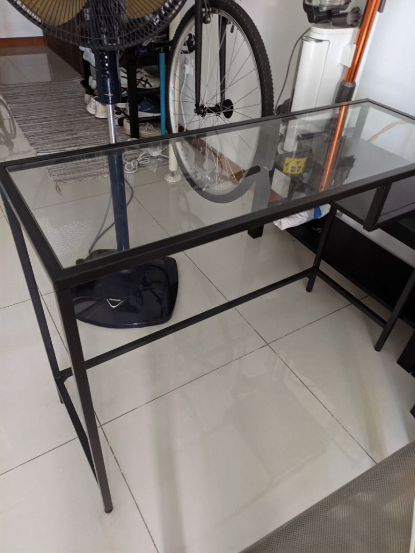 IKEA VITTSJO laptop table, Furniture & Home Living, Furniture, Tables ...