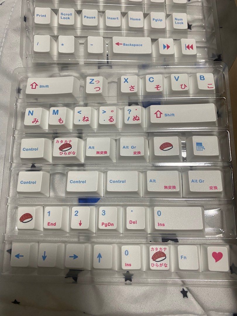 Japanese Sushi Keycap PBT Sublimation Mechanical Keyboard Cherry High ...