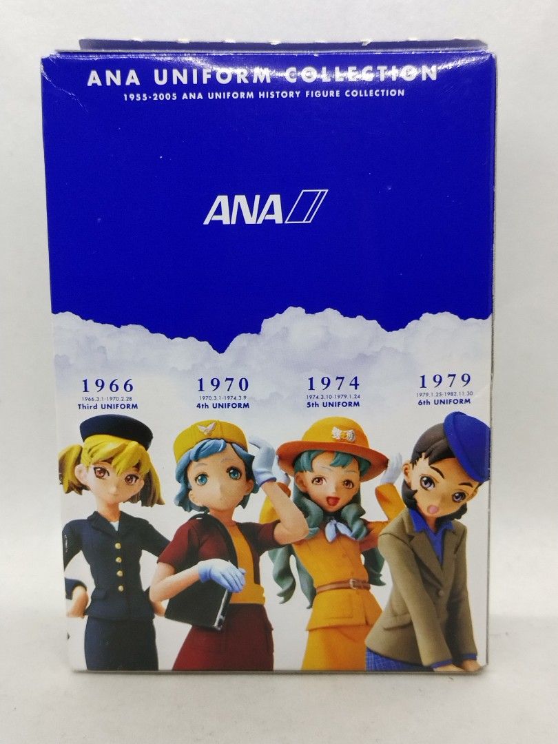 Kaiyodo - ANA Uniform Collection - 1955-2005 ANA Uniform History Figure ...