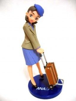 Kaiyodo - ANA Uniform Collection - 1955-2005 ANA Uniform History Figure ...