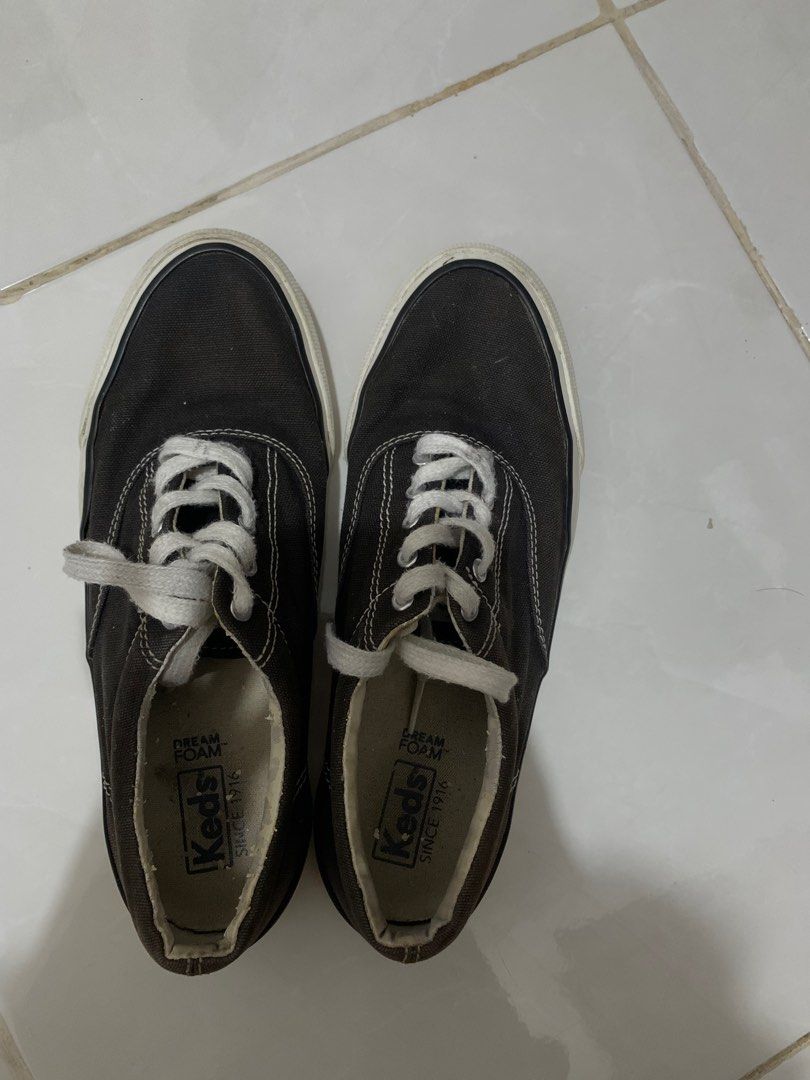 KEDS - Hitam uk 37, Fesyen Wanita, Sepatu di Carousell