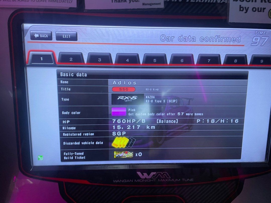 King Name Plate Wangan Data Wmmt Video Gaming Video Games Others On