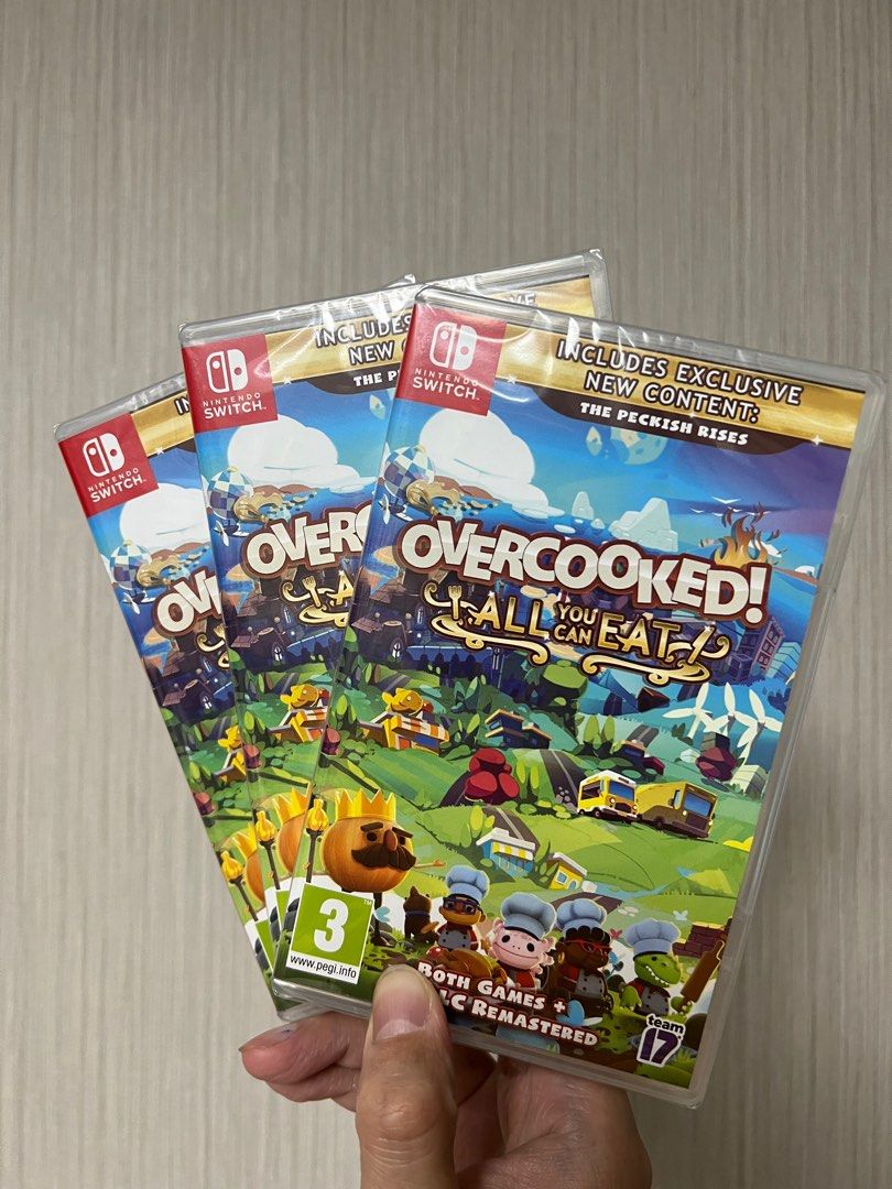 [27% off, Ready Stock] Nintendo Switch Games Overcooked All You Can Eat ...