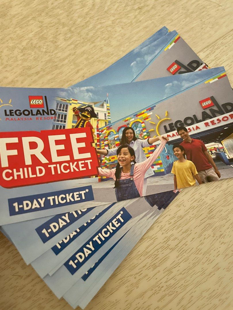 Legoland Malaysia ticket - child only $20, Tickets & Vouchers, Event ...