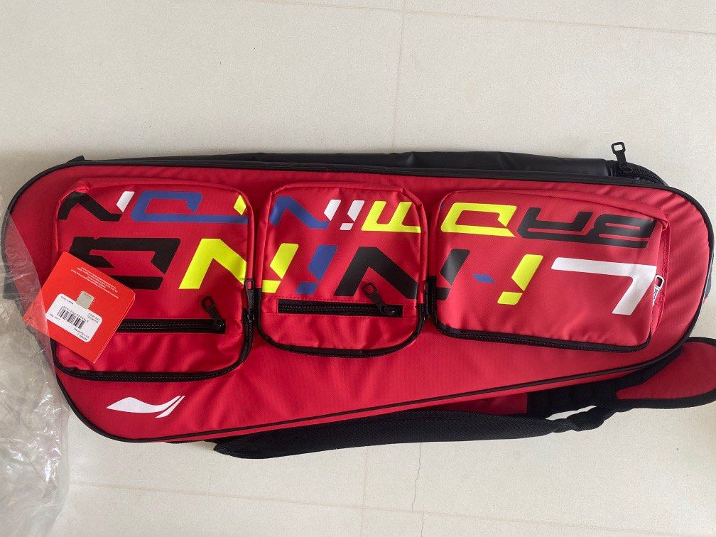 Li-Ning racket bag, Sports Equipment, Sports & Games, Racket & Ball ...