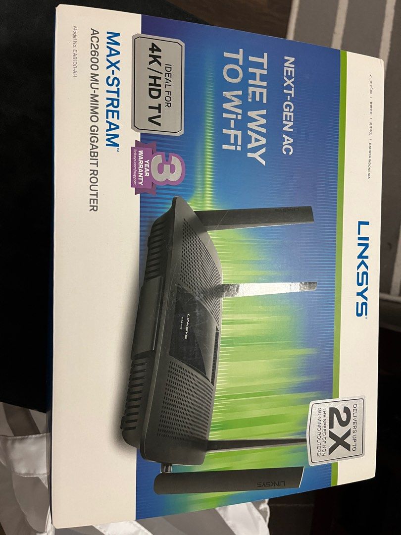 Linksys Router, Computers & Tech, Office & Business Technology on Carousell