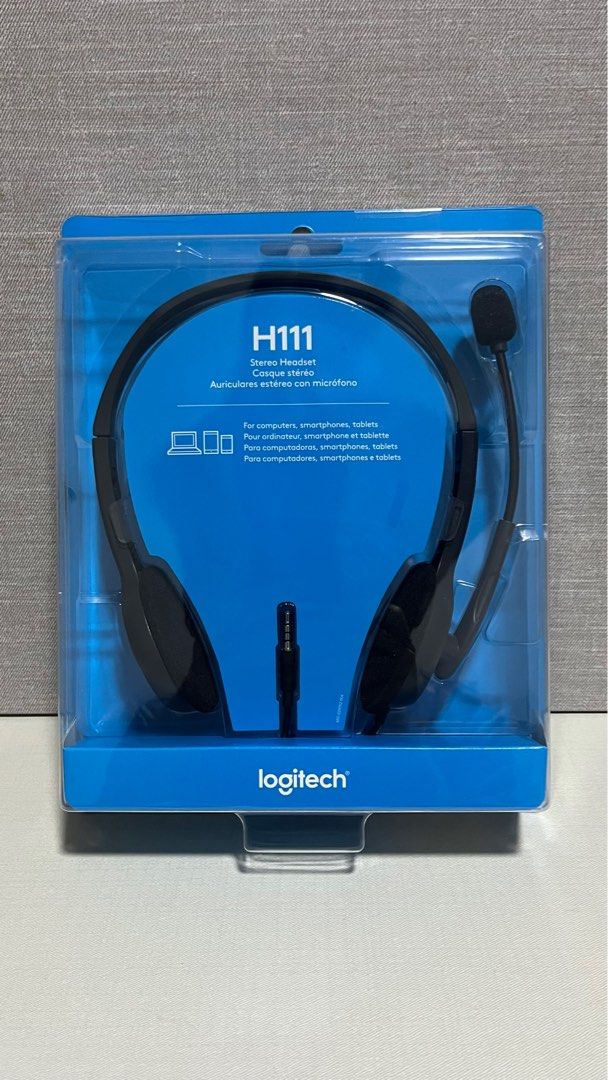 Logitech H111 Headset, Audio, Headphones & Headsets on Carousell