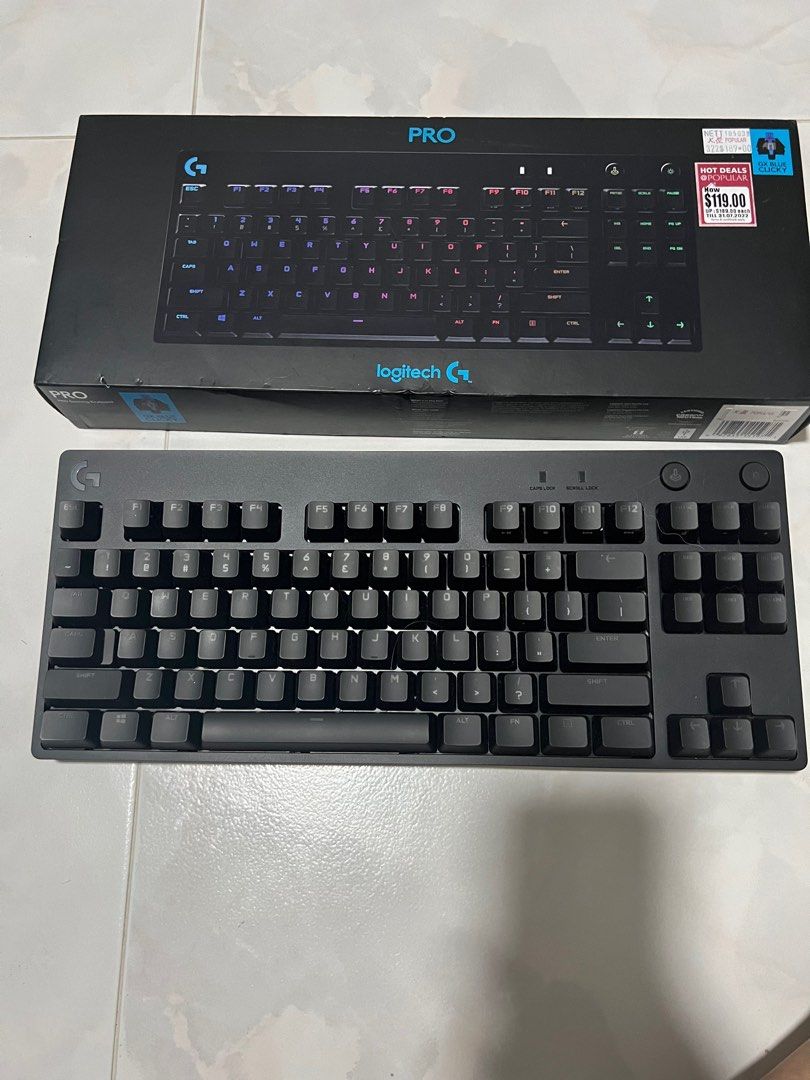 Logitech pro gaming keyboard, Computers & Tech, Parts & Accessories ...