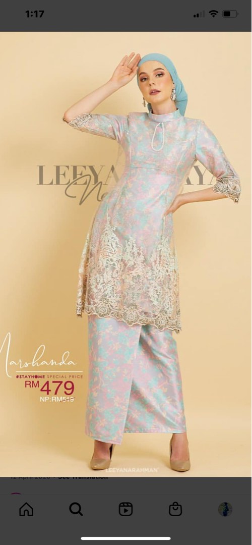 Marshanda lengan suku, Women's Fashion, Muslimah Fashion, Baju Kurung ...