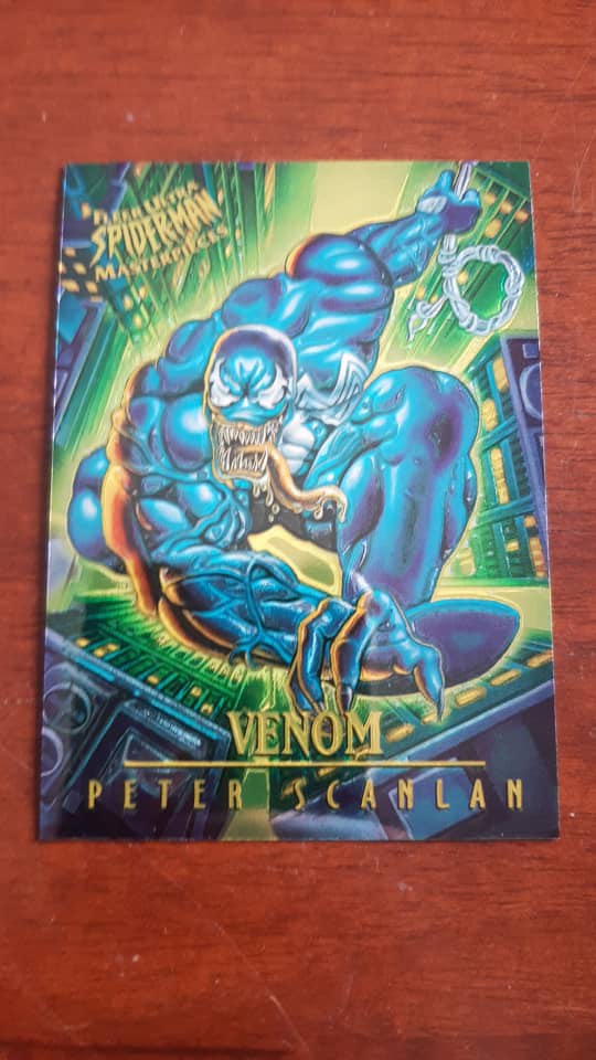Fleer Ultra Marvel Comics Spider-Man Venom Peter Scanlan Limited ...
