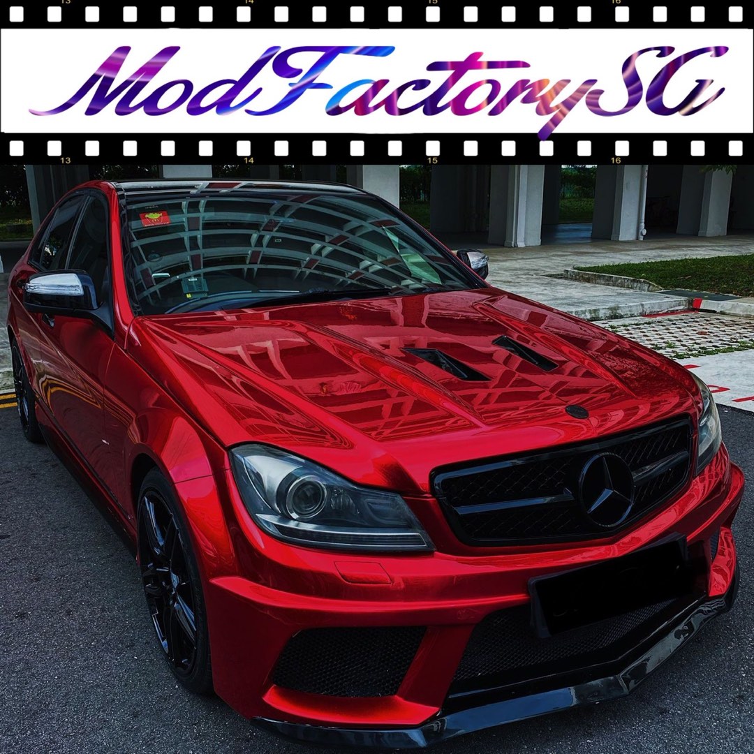 (2024 Promo)Mercedes W204 C63 AMG Black Series Bodykit C180 C200 C250 C ...