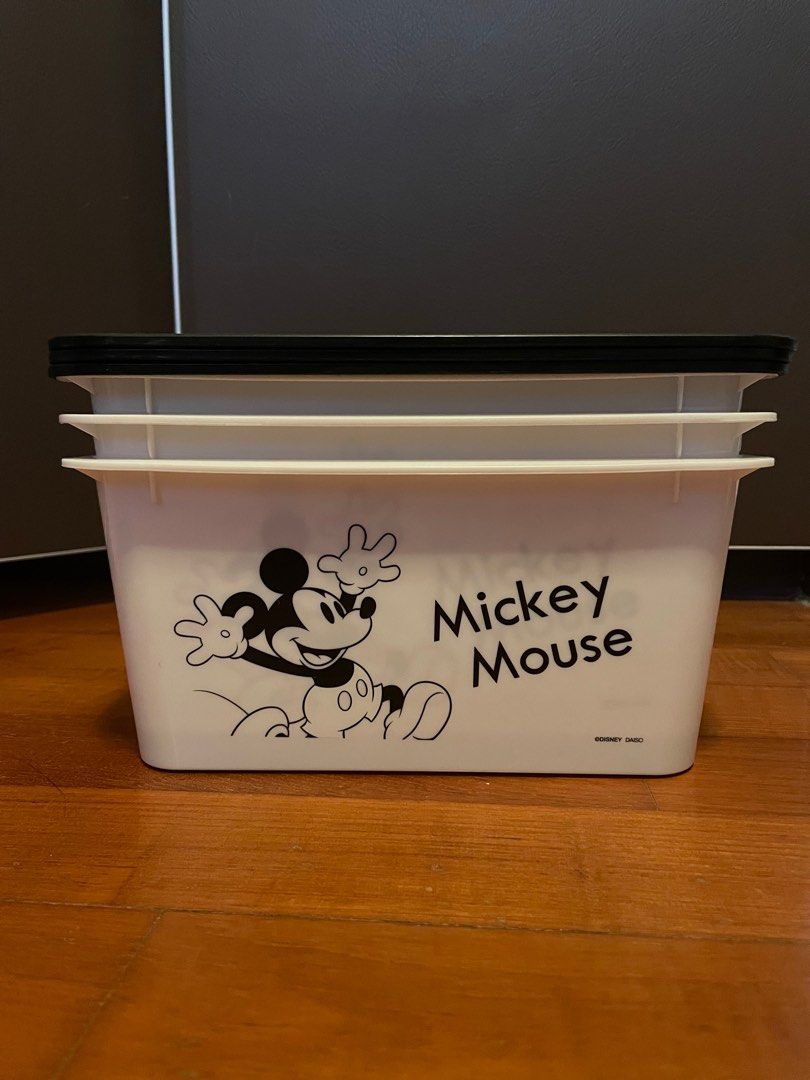 Mickey Mouse Storage Boxes, Furniture & Home Living, Home Improvement ...