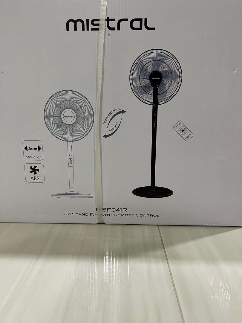 Mistral 16" Stand Fan with Remote Control (MSF041R) for Sale, TV & Home ...