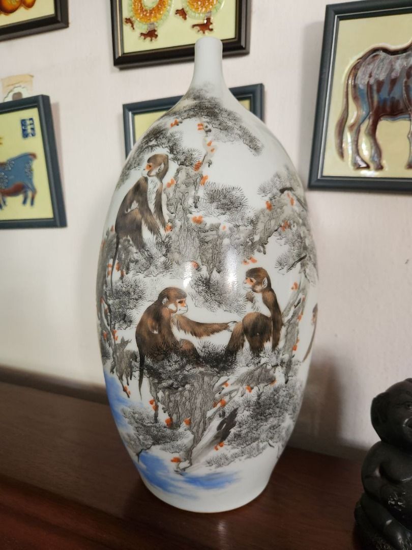 Monkey Vase, Furniture & Home Living, Home Decor, Vases & Decorative ...