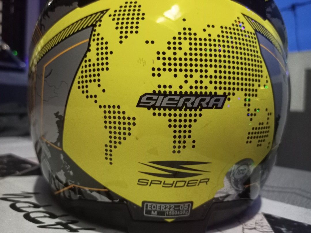 MOTOR HELMET SPYDER SIERRA, Motorbikes, Motorbike Parts & Accessories ...