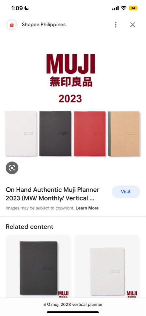 Muji 2023 Vertical Planner, Hobbies & Toys, Stationary & Craft, Other Stationery & Craft on ...