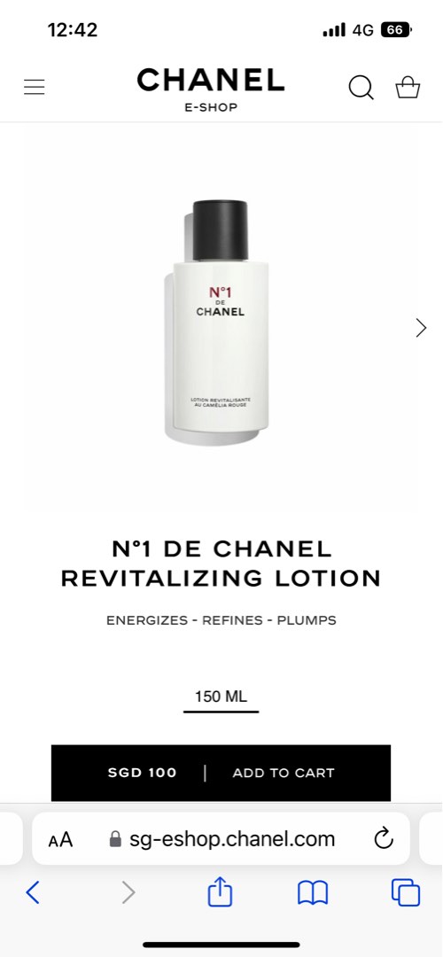 N1 De Chanel Revitalising Lotion 150ml, Beauty & Personal Care, Face, Face Care on Carousell