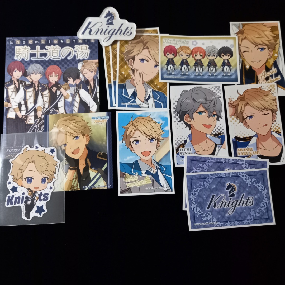 Narukami Arashi knights ensemble stars sticker set, Hobbies & Toys, Memorabilia & Collectibles ...