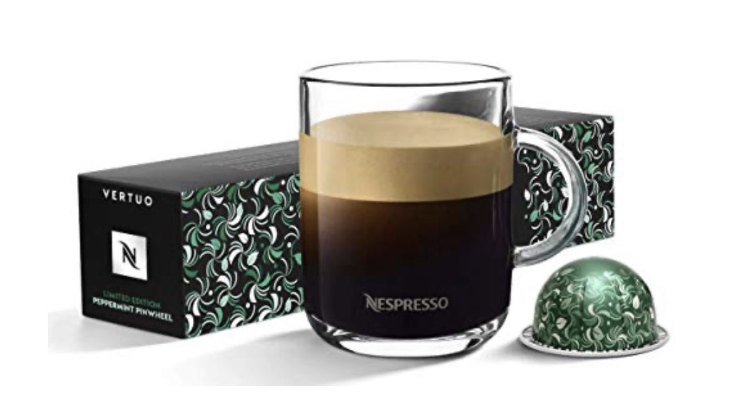 Nespresso Vertuo Peppermint Pinwheel, Food & Drinks, Beverages on Carousell