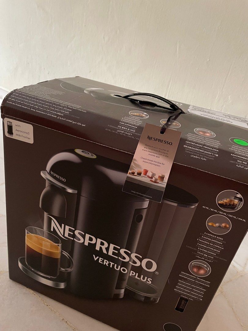 Nespresso Vertuo Plus, TV & Home Appliances, Kitchen Appliances, Coffee ...