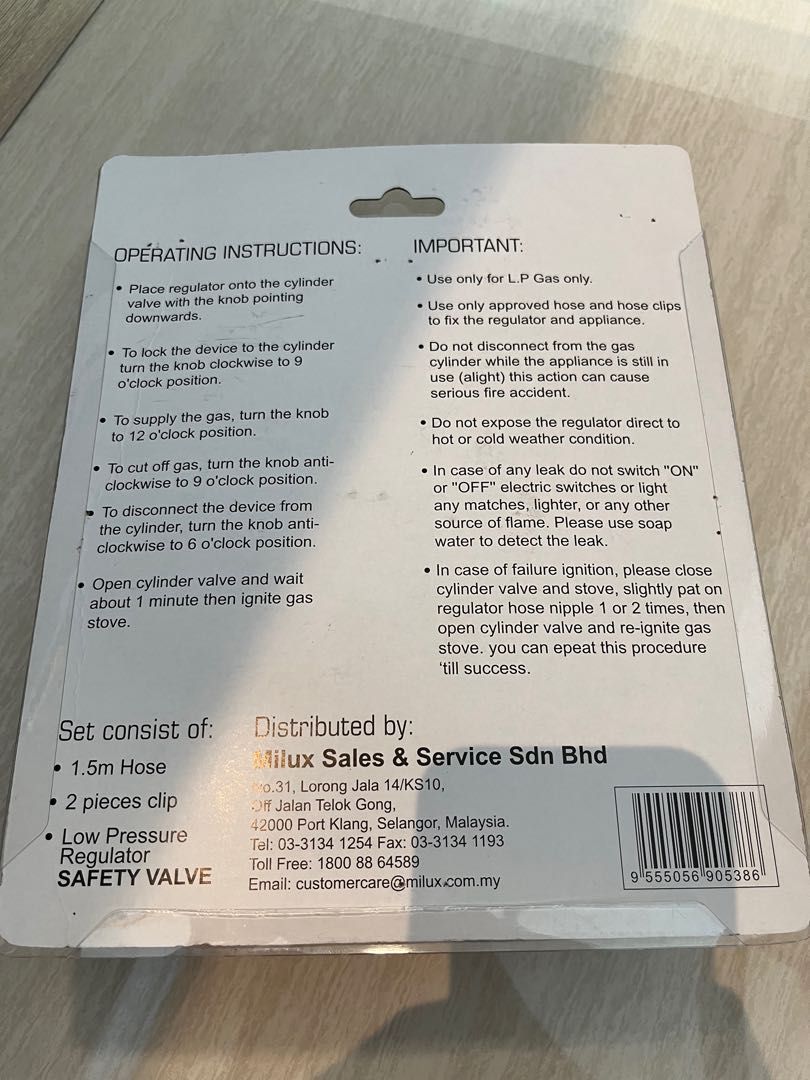NEW Gas Head and Hose, TV & Home Appliances, Kitchen Appliances, Other ...