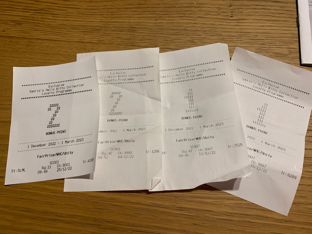 NTUC Bonus Points, Tickets & Vouchers, Vouchers on Carousell